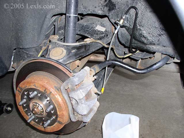 Installing Stainless Steel (SS) Brake Lines for Lexus LS400 LS430 LS460 ...