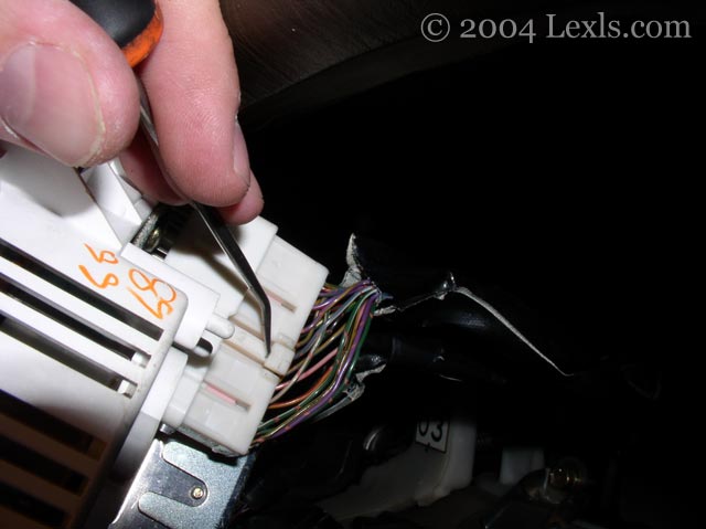 Remove the Instrument Cluster / Combination Meter for Lexus LS400 LS430 ...