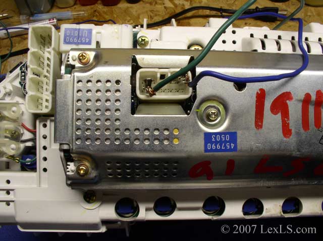 Disassemble the Instrument Cluster for Lexus LS400 LS430 LS460 1990-94 ...