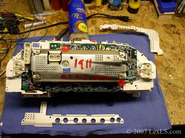 Disassemble the Instrument Cluster for Lexus LS400 LS430 LS460 1990-94 ...