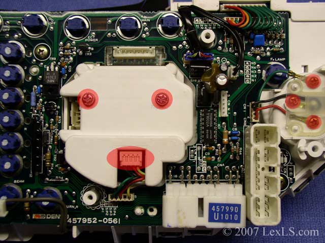 Disassemble the Instrument Cluster for Lexus LS400 LS430 LS460 1990-94 ...