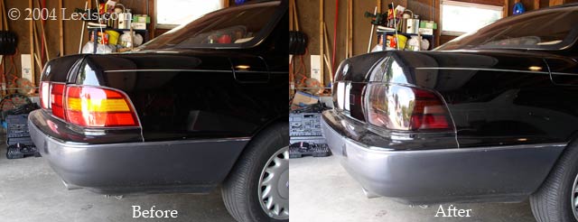 Tinting Tail Lights for Lexus LS400 LS430 LS460 1990-94 Lighting